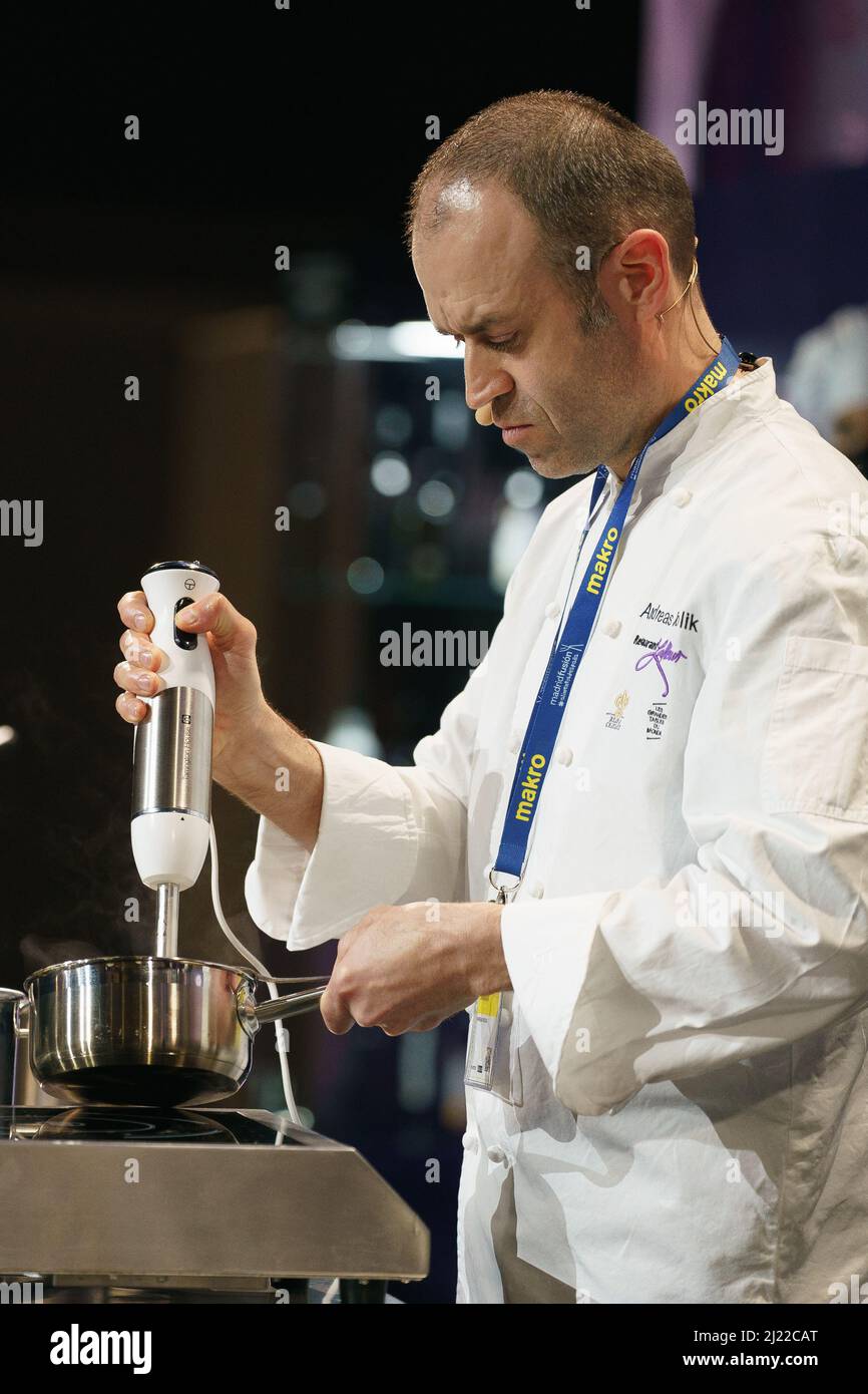 Chef Andreas Krolik, from the restaurant Lafleur (Frankfurt) seen ...