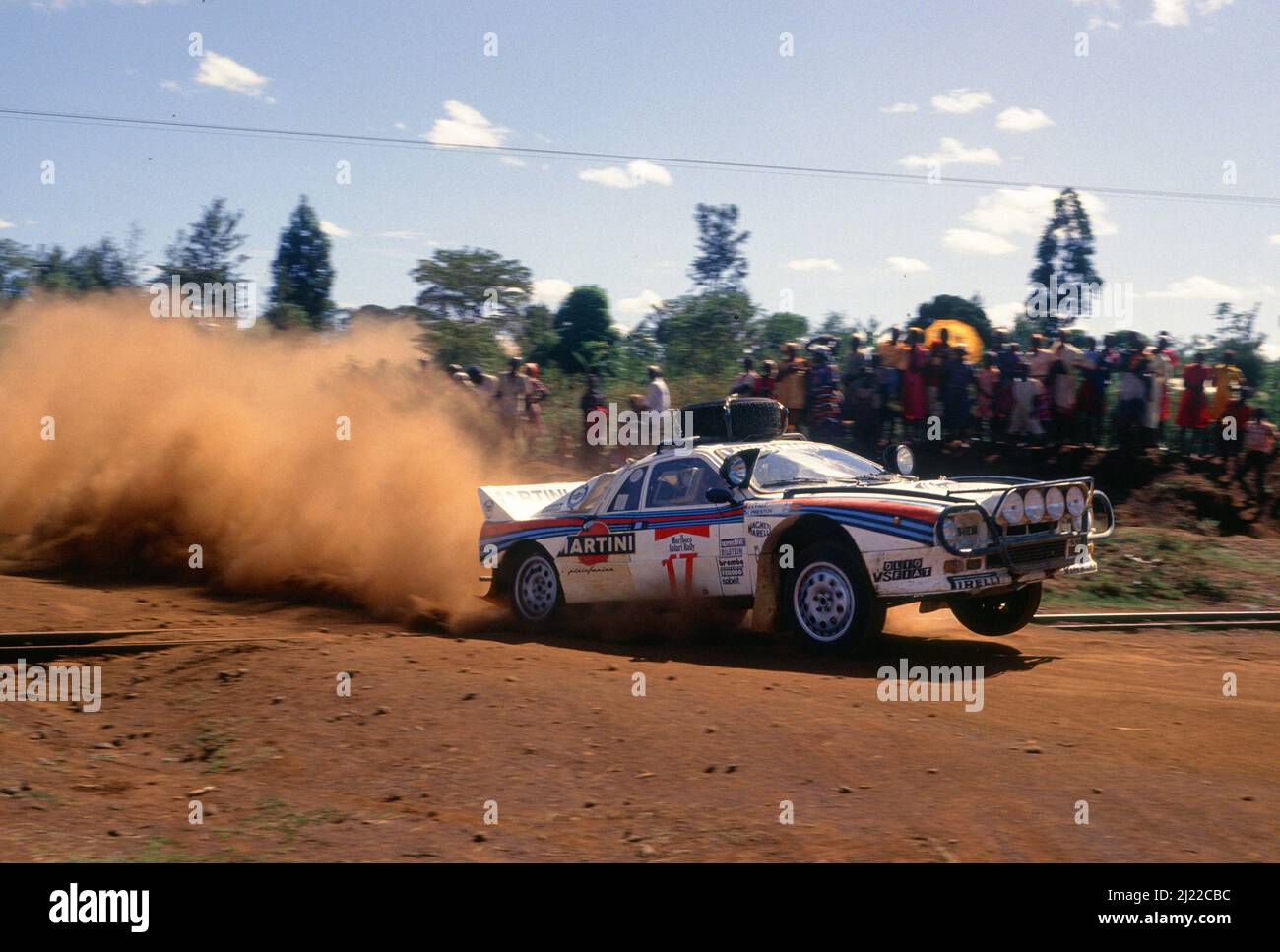 Vic Preston Jnr (EAK) John Lyall (EAK) Lancia Rally 037 GrB Martini ...