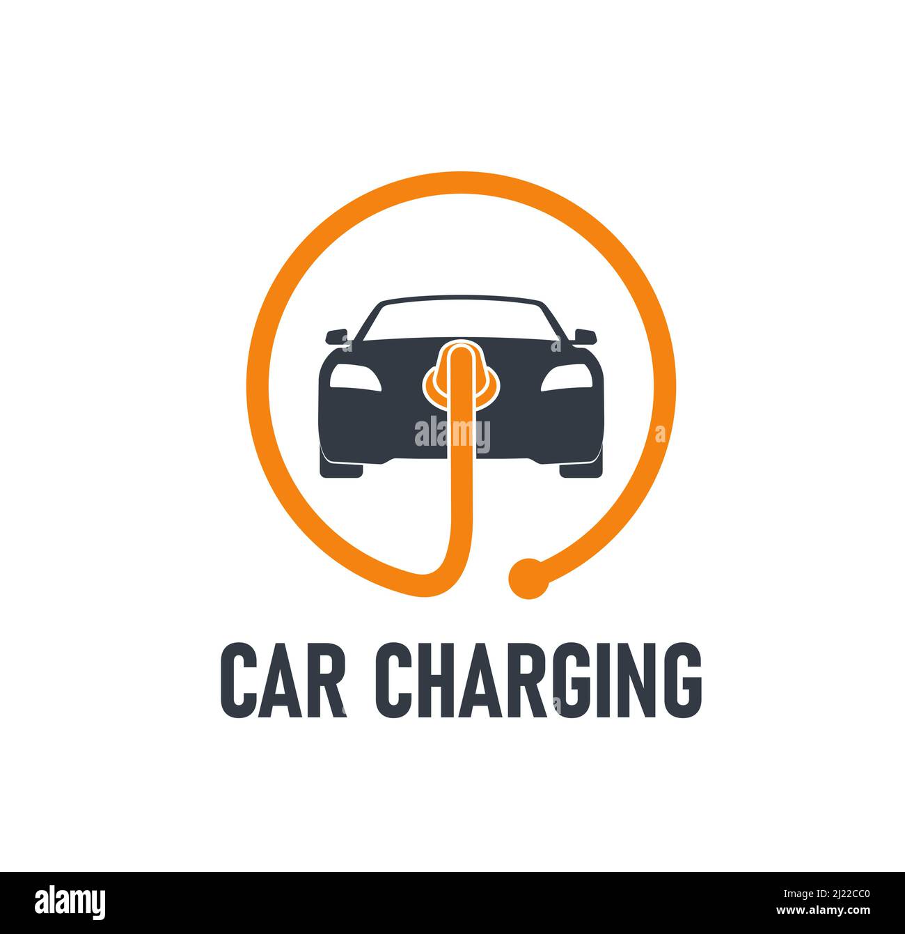 Car park ev charging station Cut Out Stock Images & Pictures - Alamy