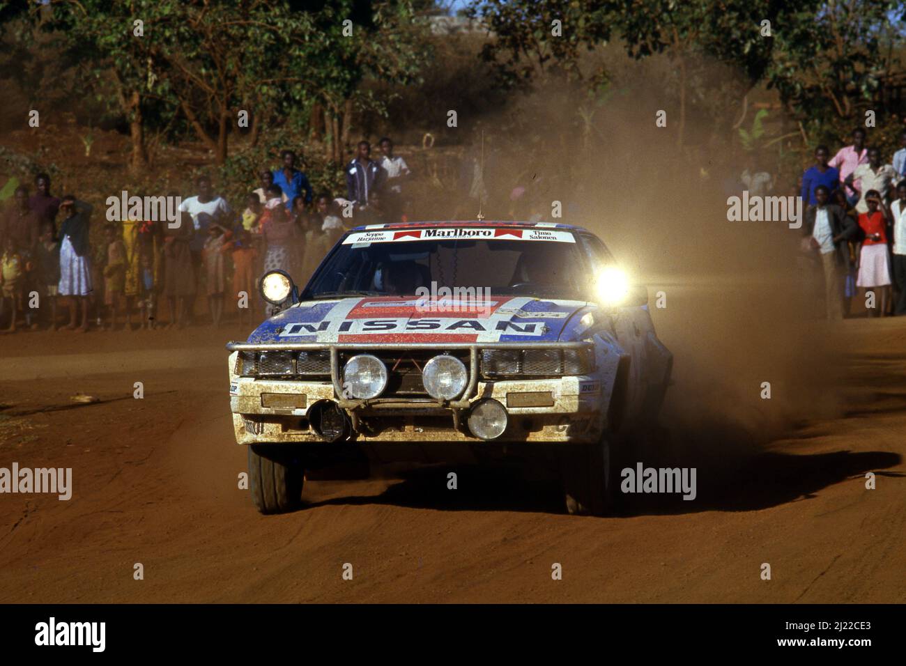 Timo Salonen (FIN) Seppo Harjanne (FIN) Nissan Silvia 240 RS GrB Dobie ...