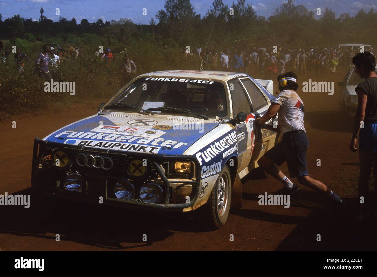 Franz Wittmann (AUT) Peter Diekmann (GER) Audi Quattro GrB Stock Photo ...