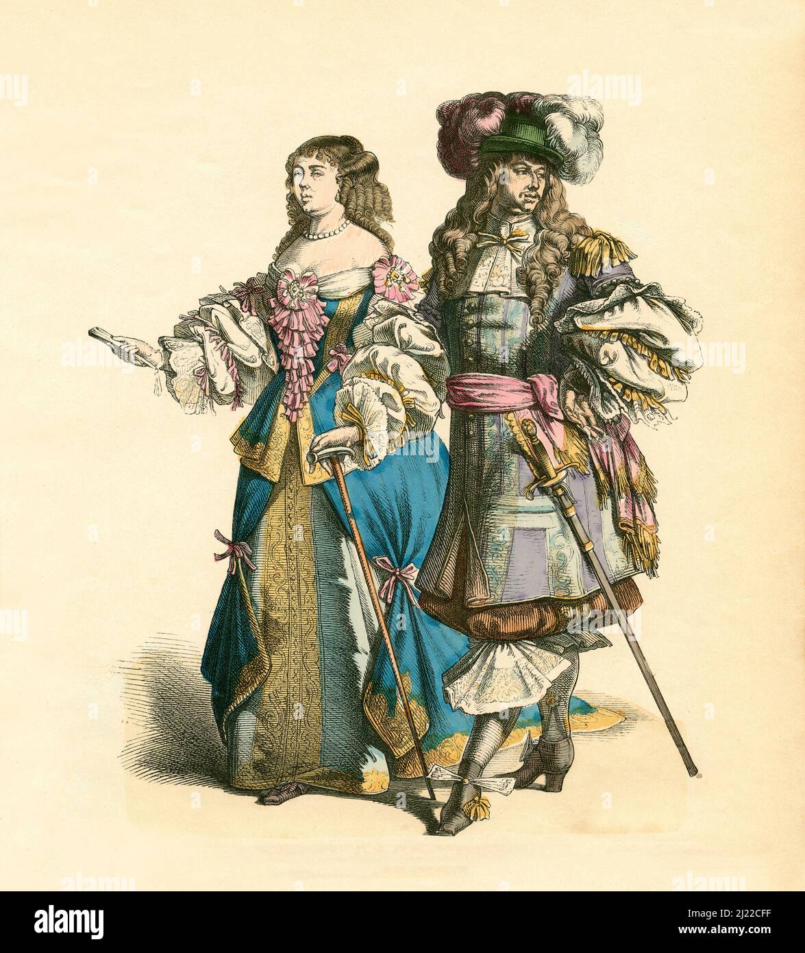 French court 17th century hi-res stock photography and images - Alamy