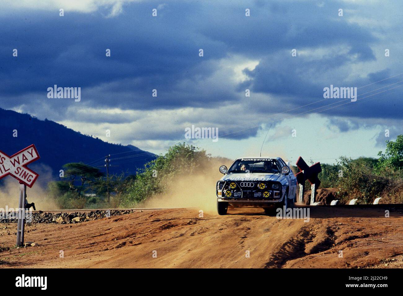 Franz Wittmann (AUT) Peter Diekmann (GER) Audi Quattro GrB Stock Photo ...