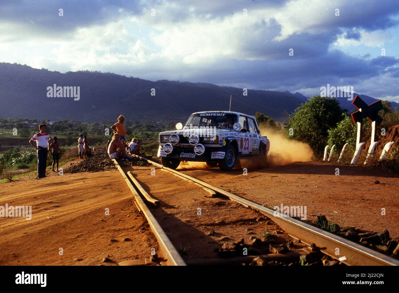 Rudi Stohl (AUT) Reinhard Kaufmann (AUT) Lada VFTS GrB Stock Photo - Alamy