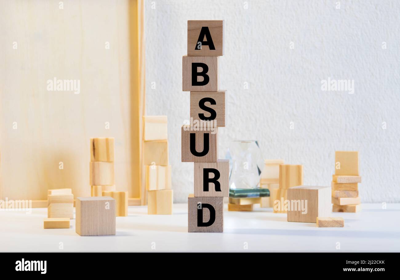 Absurd sign hi-res stock photography and images - Alamy