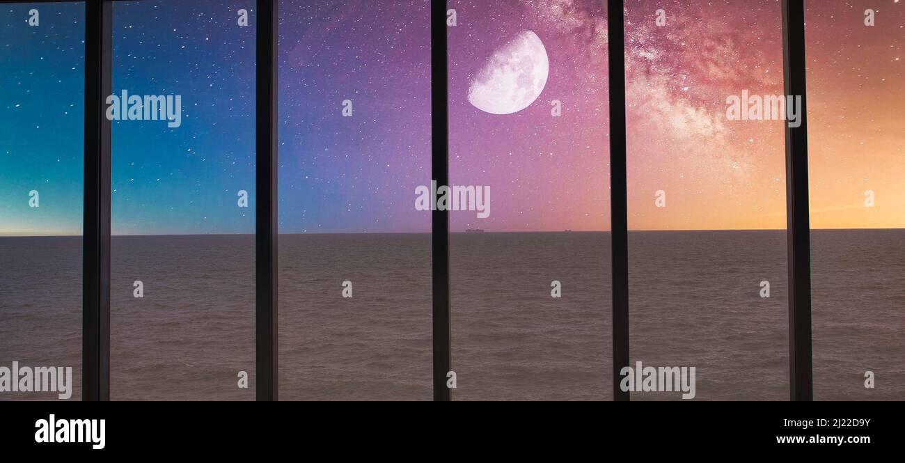 Window on the Stars Stock Photo - Alamy