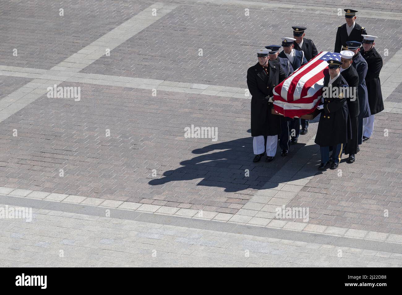 Washington, United States. 29th Mar, 2022. The casket of Rep. Donald ...