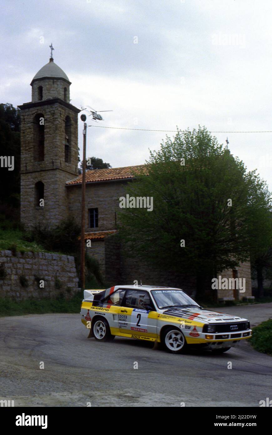 Walter Rohrl (GER) Christian Geistdorfer (GER) Audi Sport Quattro GrB ...