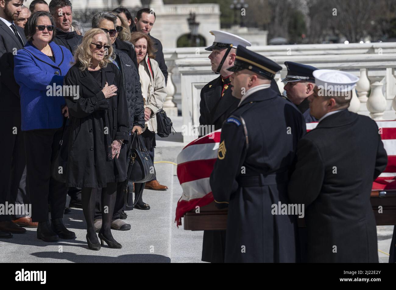 Washington, United States. 29th Mar, 2022. Anne Young, the wife of Rep ...