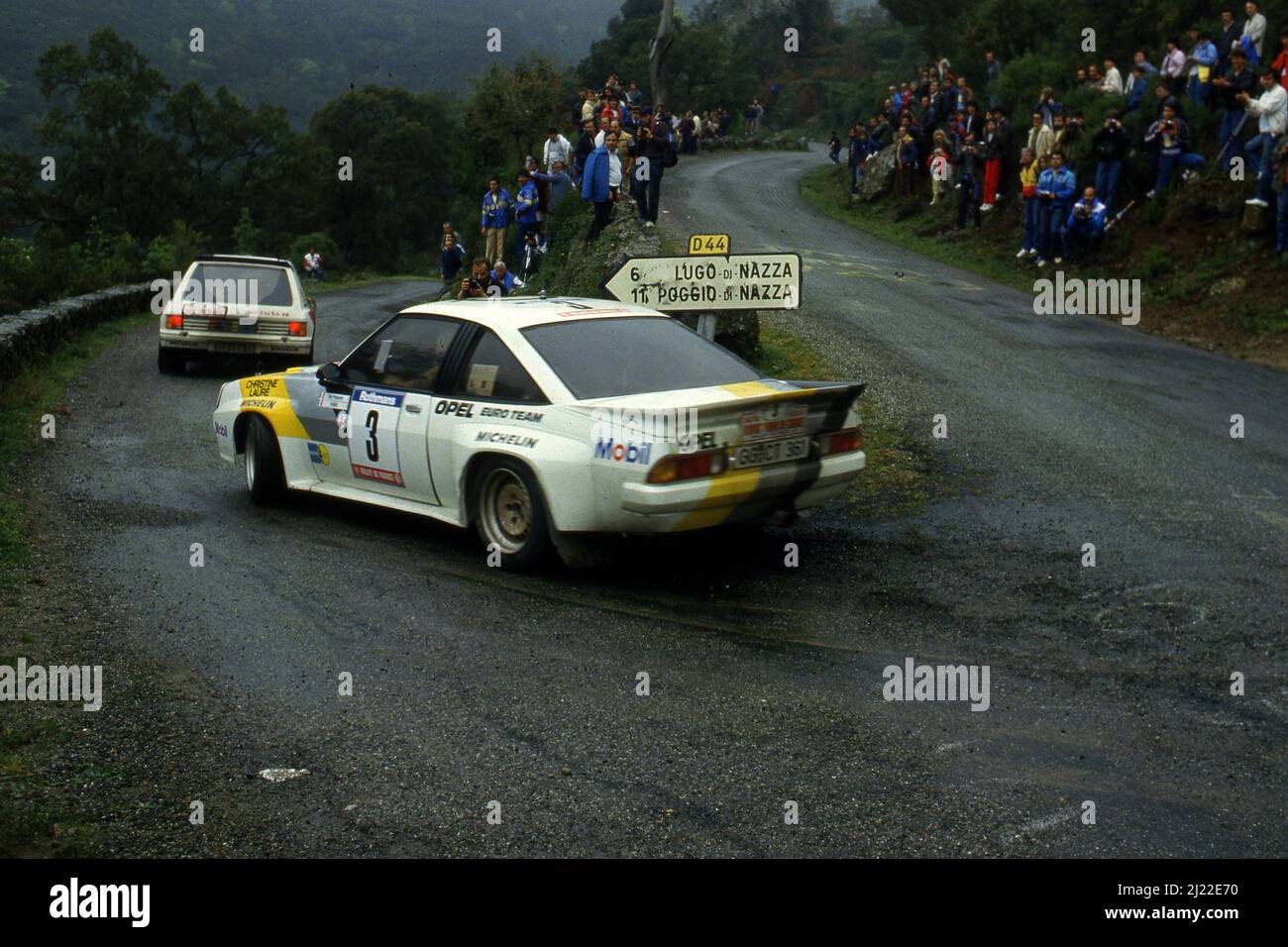 Guy Frequelin (FRA) Christian Tilber Gilbert (FRA) Opel Manta 400 GrB ...