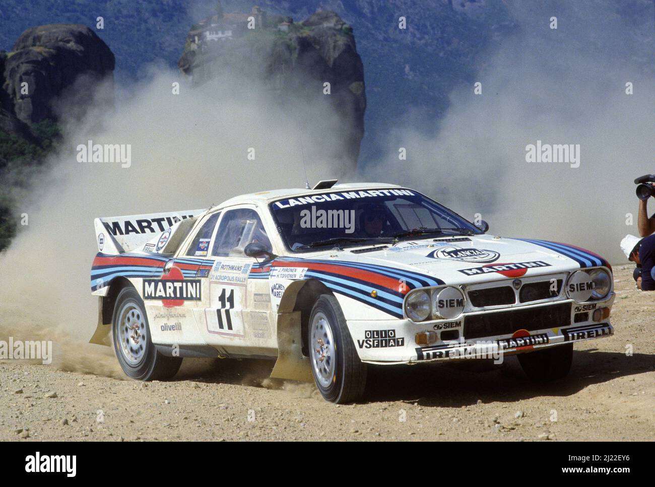 Henri Toivonen (FIN) Juha Piironen (FIN) Lancia Rally 037 GrB Martini ...