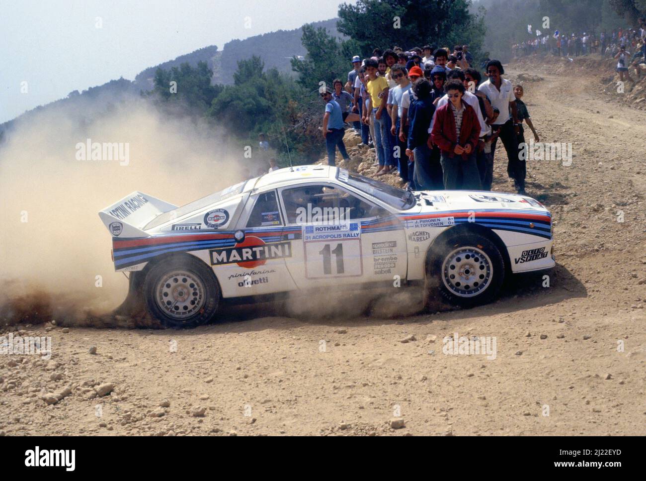 Henri Toivonen (FIN) Juha Piironen (FIN) Lancia Rally 037 GrB Martini ...