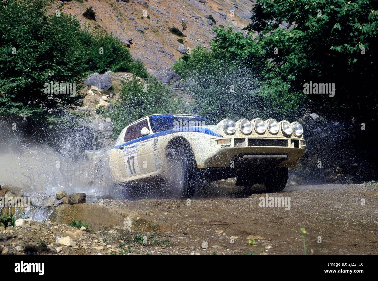 Achim Warmbold (GER) Biche (FRA) Mazda RX7 GrB Mazda Rally Team Europe ...