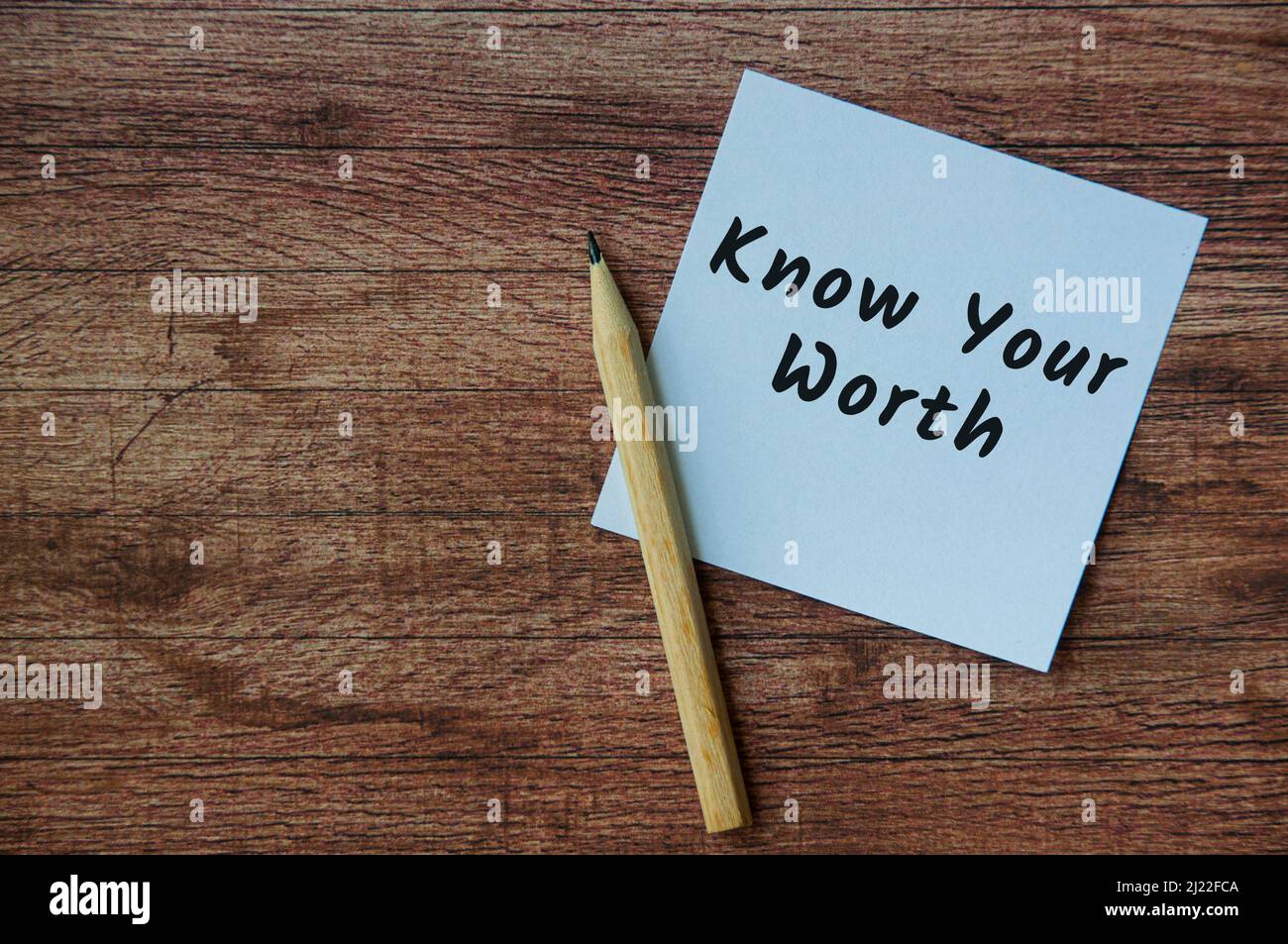 Life inspirational and motivation quotes - Know your worth text on ...