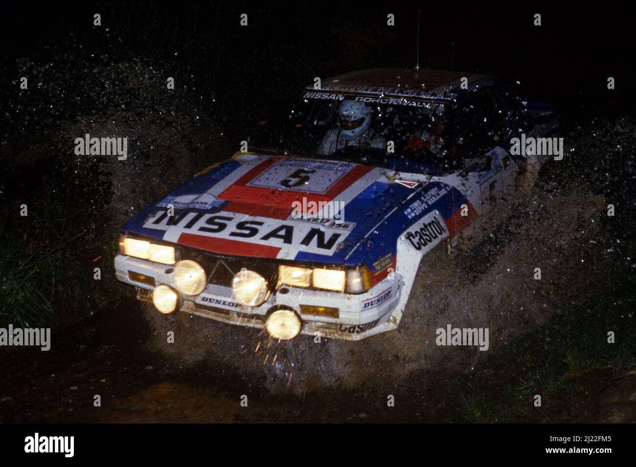 Timo Salonen (FIN) Seppo Harjanne (FIN) Nissan Silvia 240 RS GrB ...