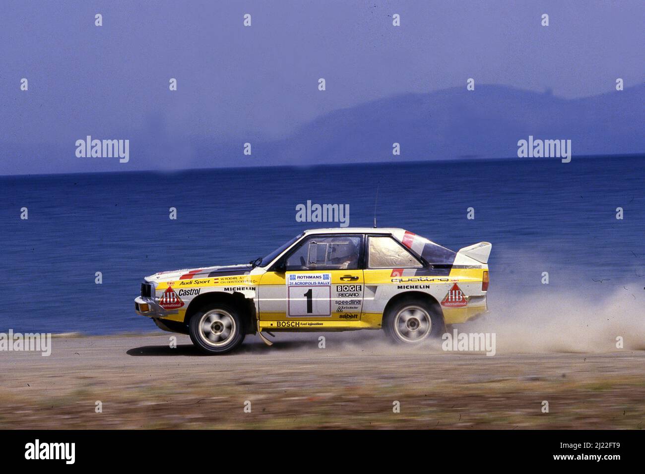 Walter Rohrl (GER) Christian Geistdorfer (GER) Audi Sport Quattro GrB ...