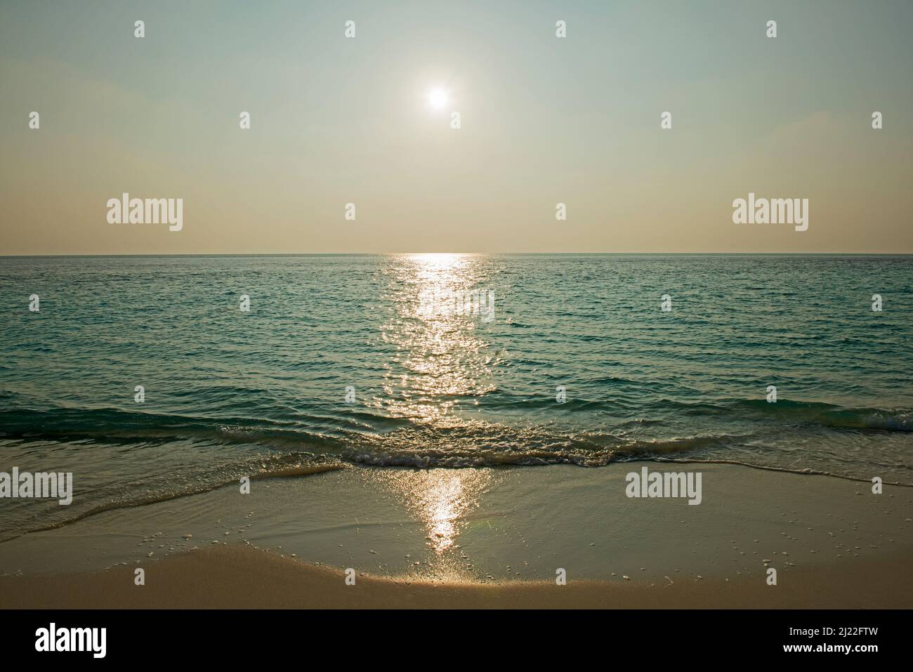 Beautiful sunset on remote beach hi-res stock photography and images ...