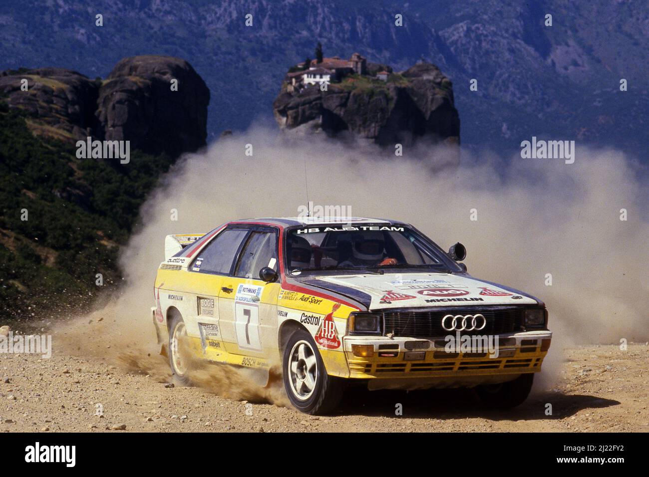Hannu Mikkola (FIN) Arne Hertz (SWE) Audi Quattro GrB Audi Sport 2nd ...