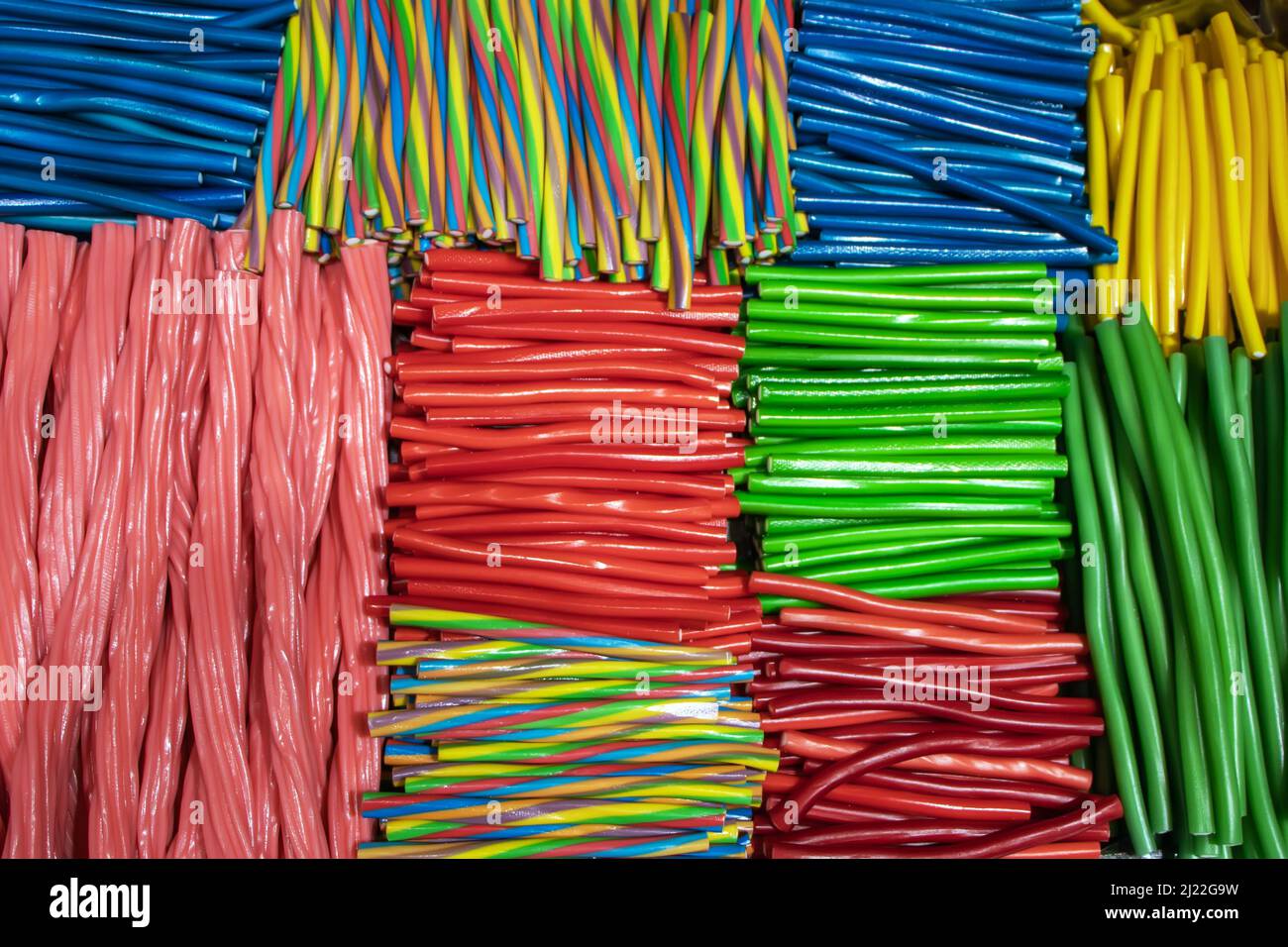 Sweet candies rope string shaped sweets dessert food generate a ...