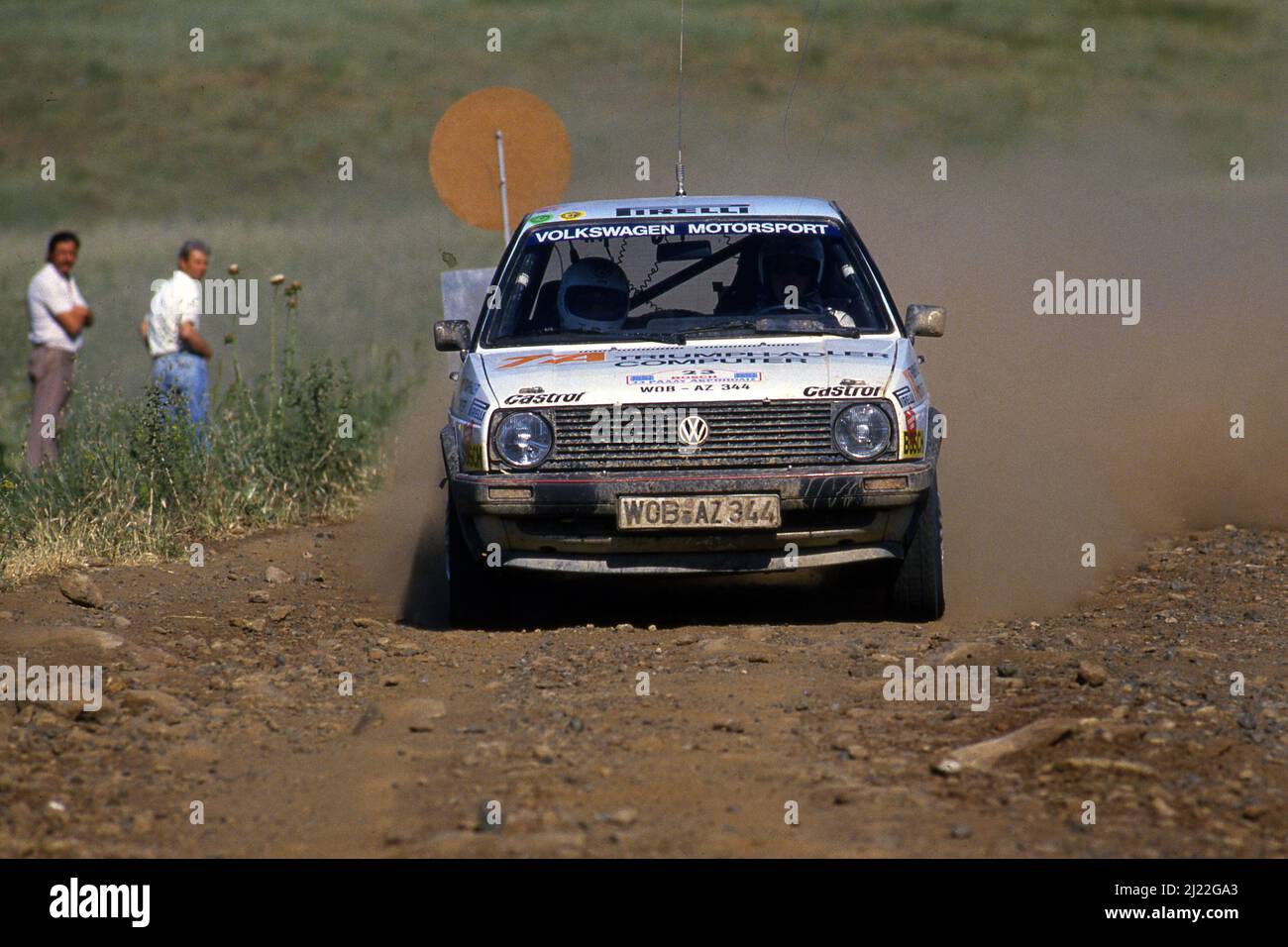 Kalle Grundel (SWE) Peter Diekmann (GER) Volkswagen Golf Gti GrA ...