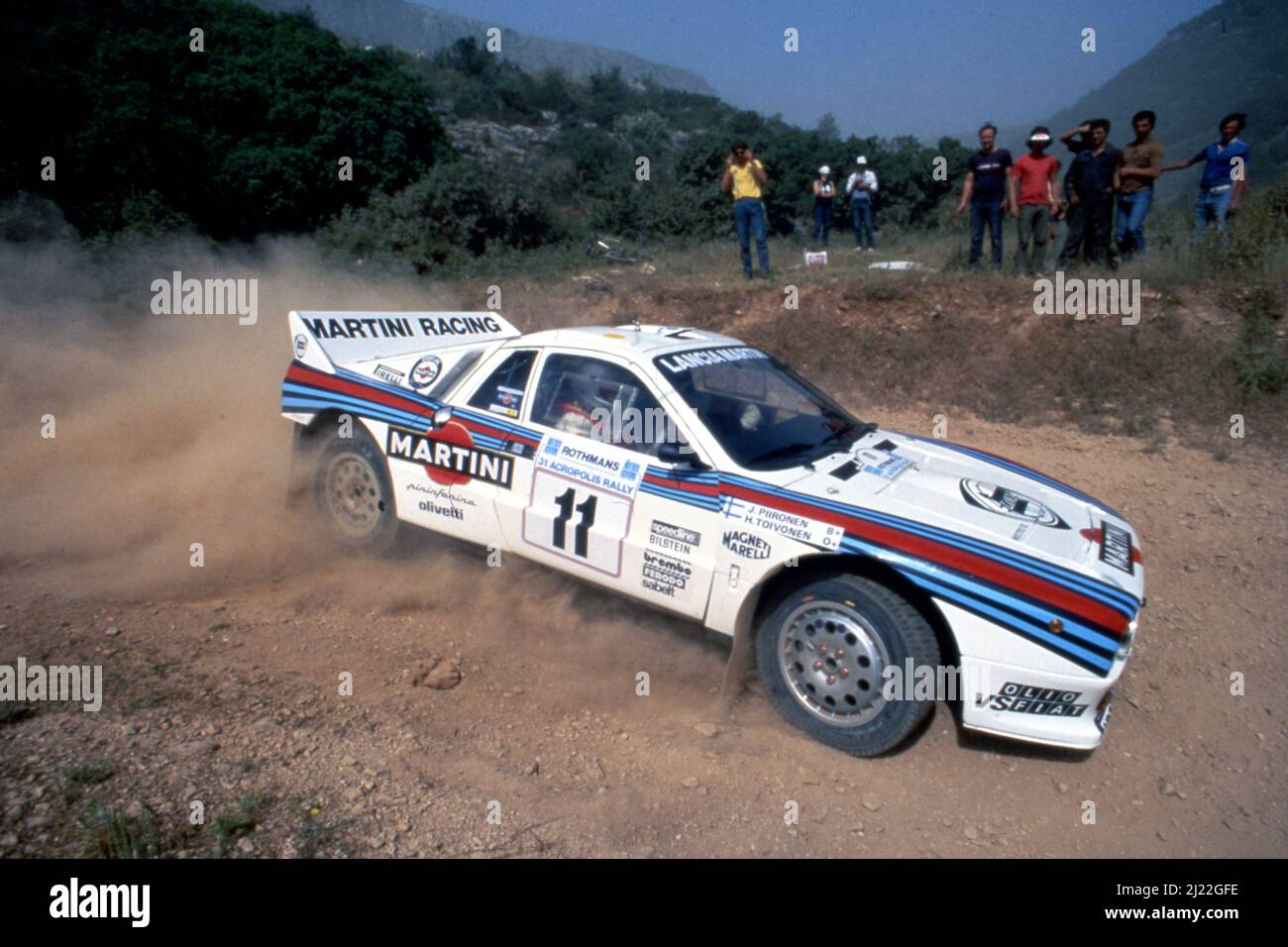 Henri Toivonen (FIN) Juha Piironen (FIN) Lancia Rally 037 GrB Martini ...