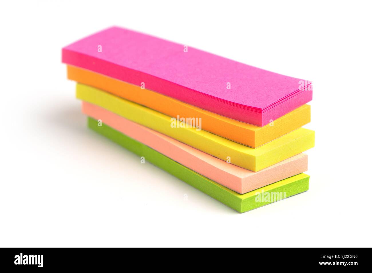 Set of multicolored sticker paper index Stock Photo - Alamy