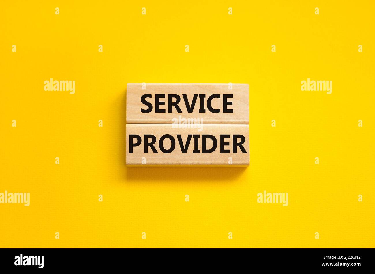 Service provider symbol. Concept words Service provider on wooden ...