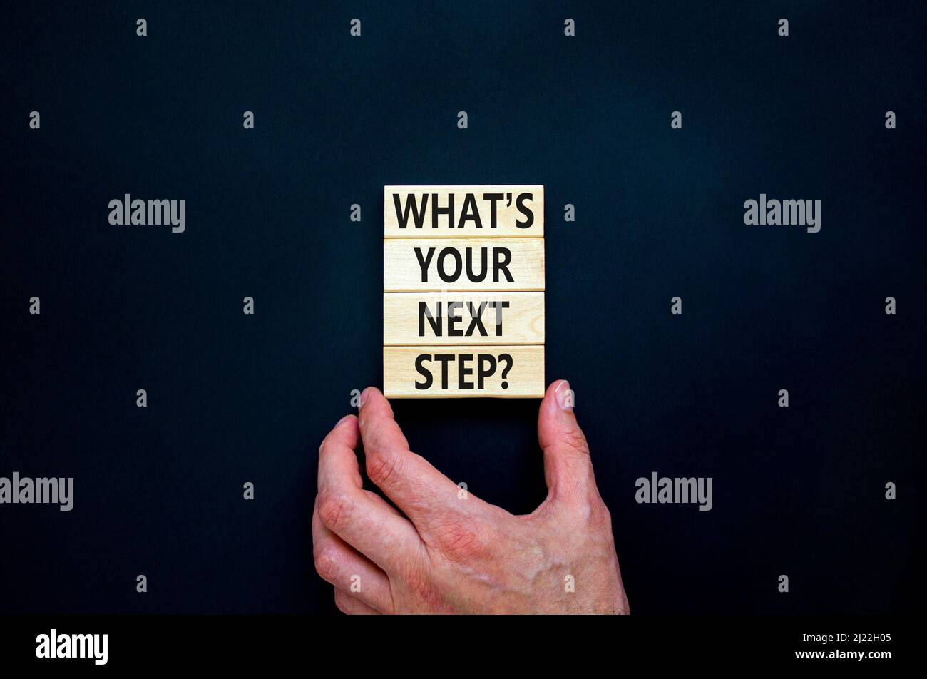 What is your next step symbol. Concept words What is your next step on ...