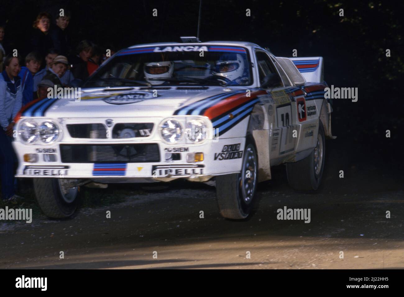 Henri Toivonen (FIN) Juha Piironen (FIN) Lancia Rally 037 GrB Martini ...