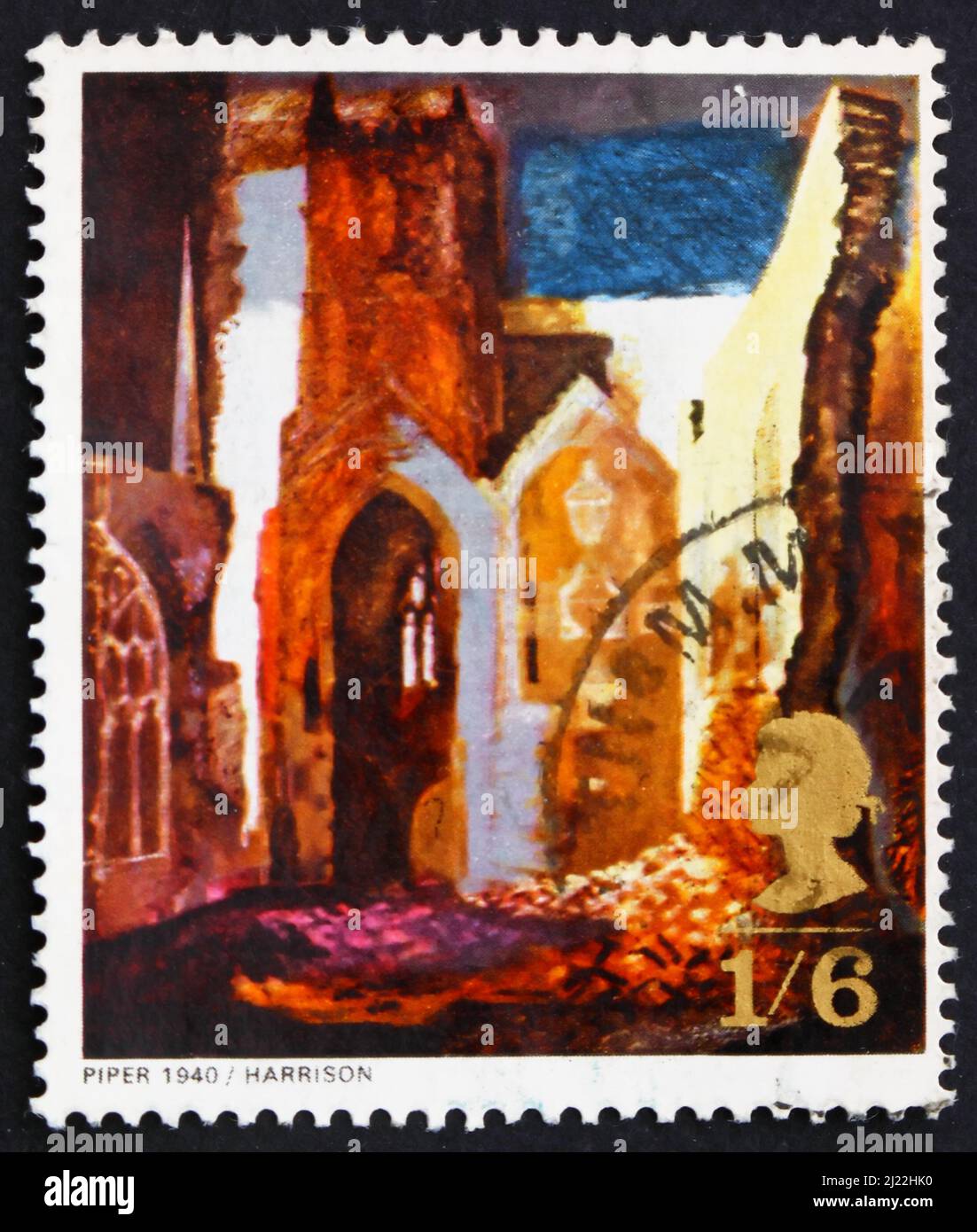GREAT BRITAIN - CIRCA 1968: a stamp printed in the Great Britain shows ...
