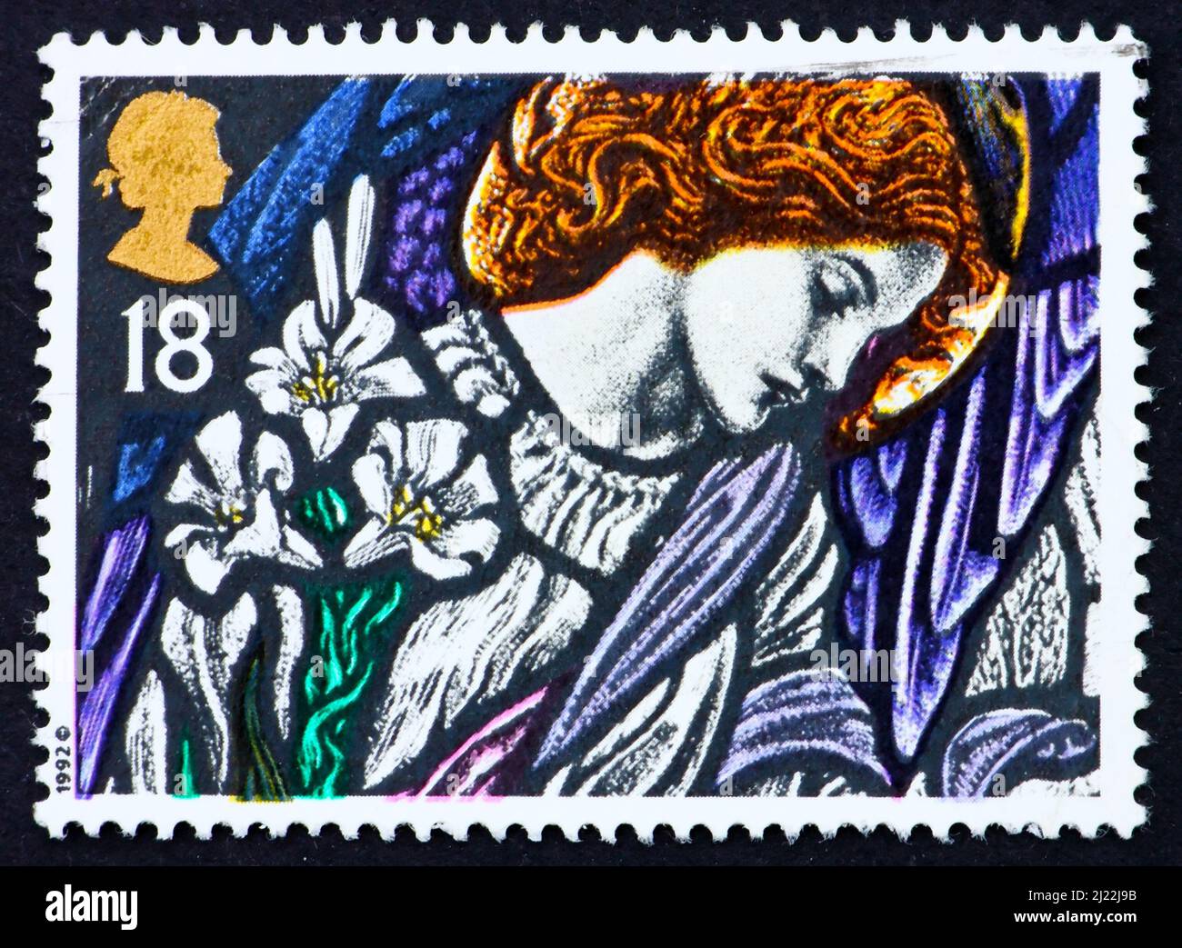 GREAT BRITAIN - CIRCA 1992: a stamp printed in the Great Britain shows ...