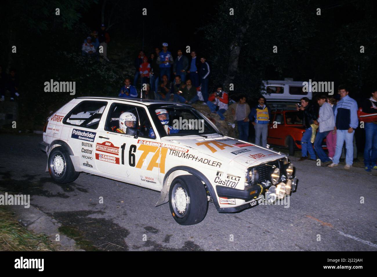Kalle Grundel (SWE) Peter Diekmann (GER) Volkswagen 19 Golf Gti GrA ...