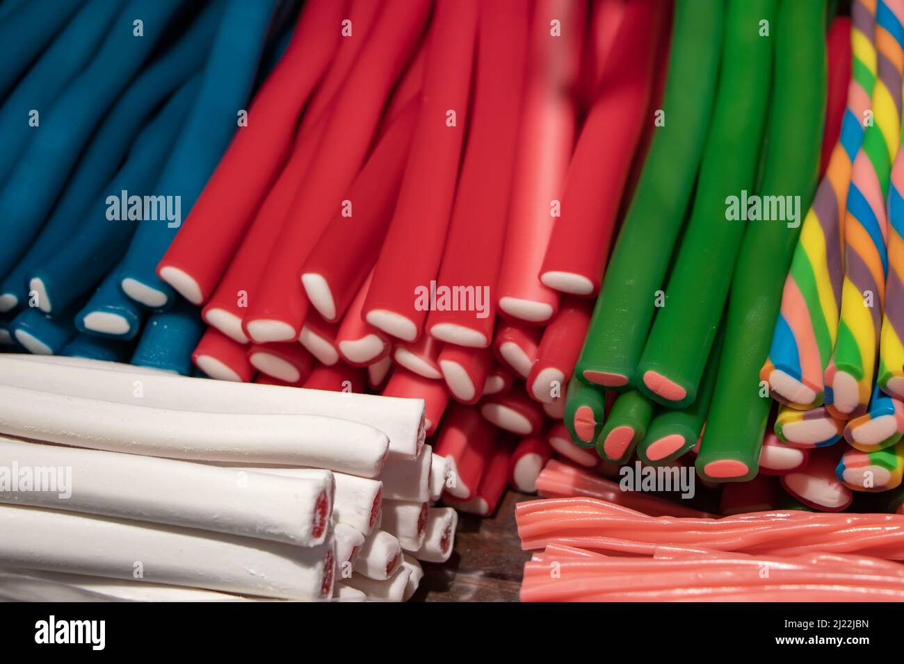 Sweet candies rope string shaped sweets dessert food generate a ...