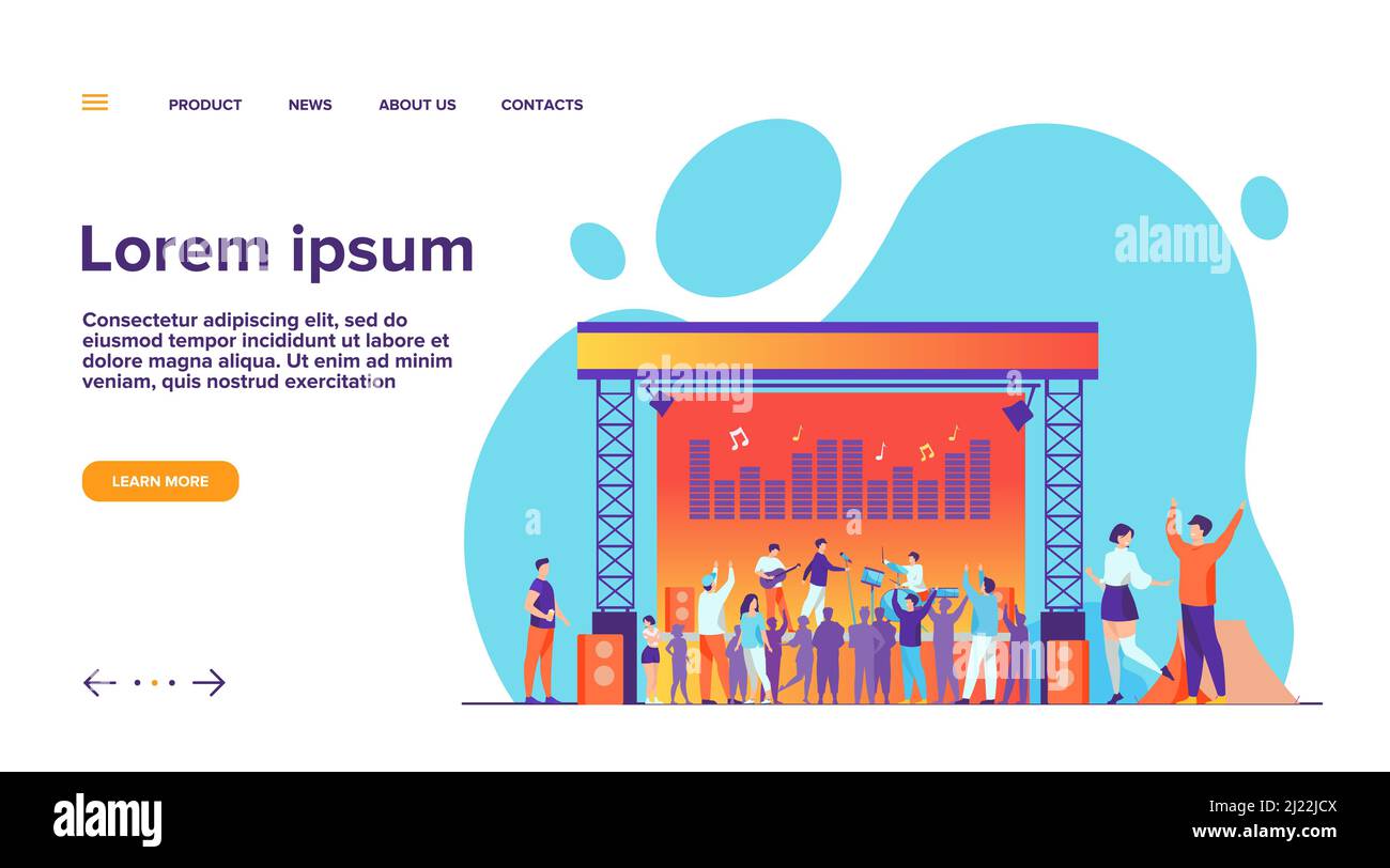 Park stage microphone Cut Out Stock Images & Pictures - Alamy