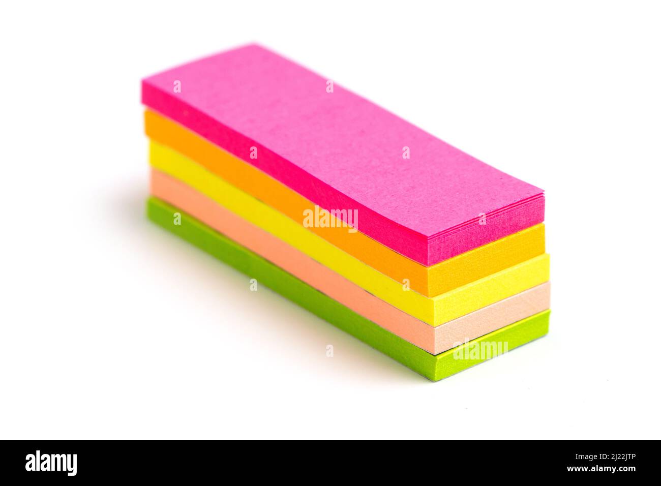 Set of multicolored sticker paper index Stock Photo - Alamy