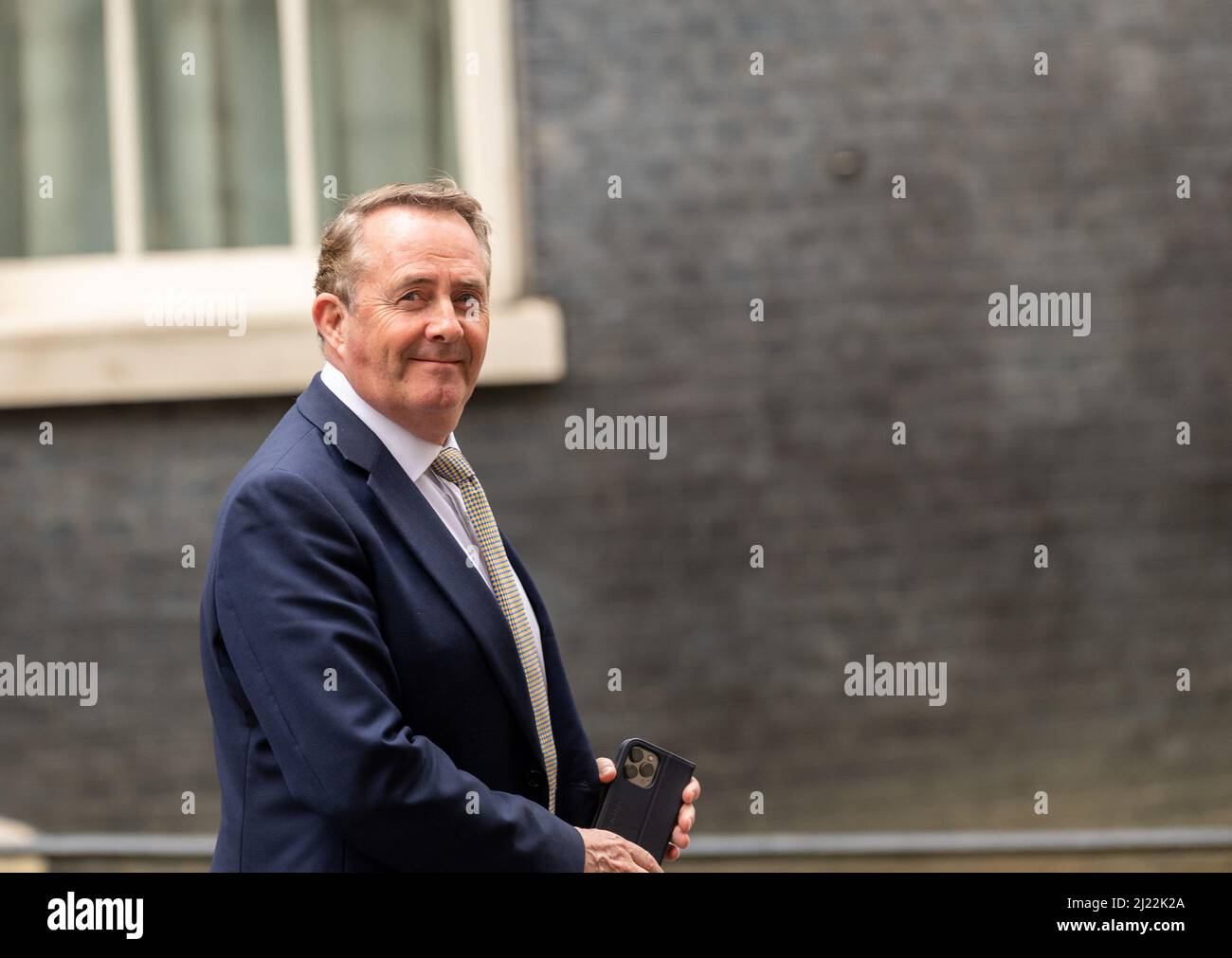 London, UK. 29th Mar, 2022. Senior Conservative MP's in Downing Street ...