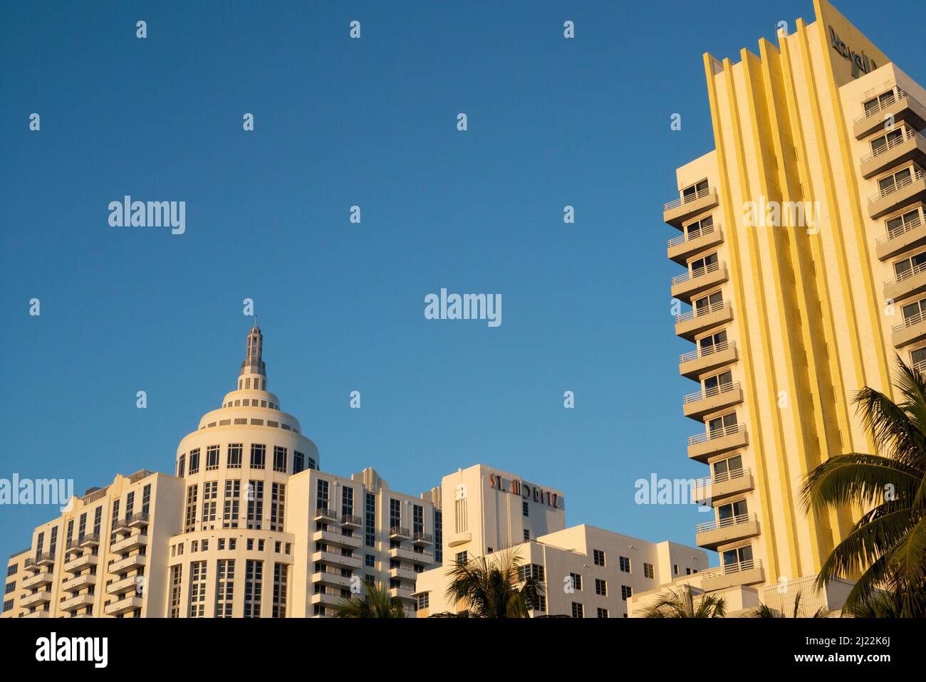 Miami Florida, Loews Miami Beach Hotel with the St. Moritz Tower on ...
