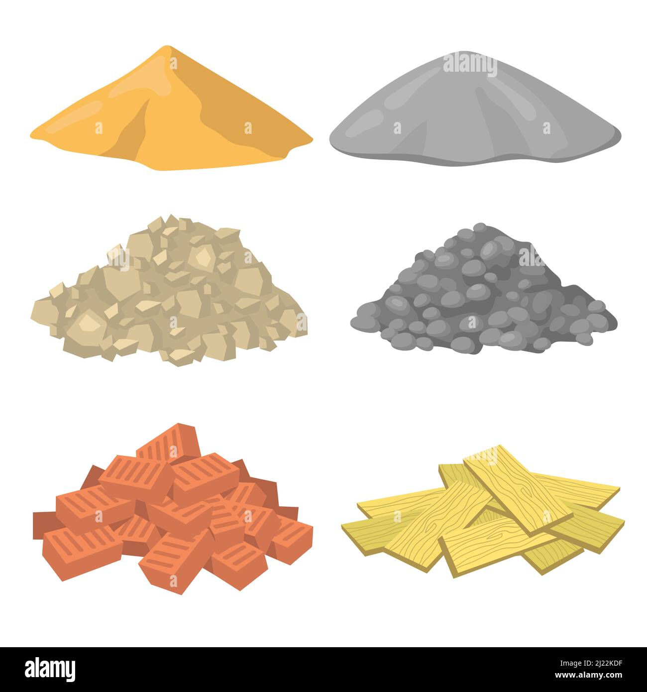 Pile construction sand Stock Vector Images - Alamy