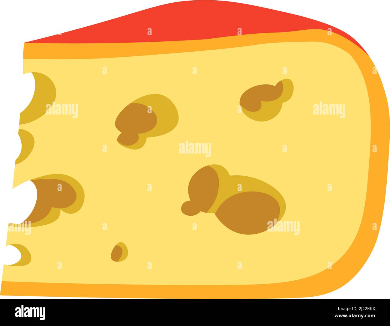 Creamy cheese triangle Stock Vector Images - Alamy