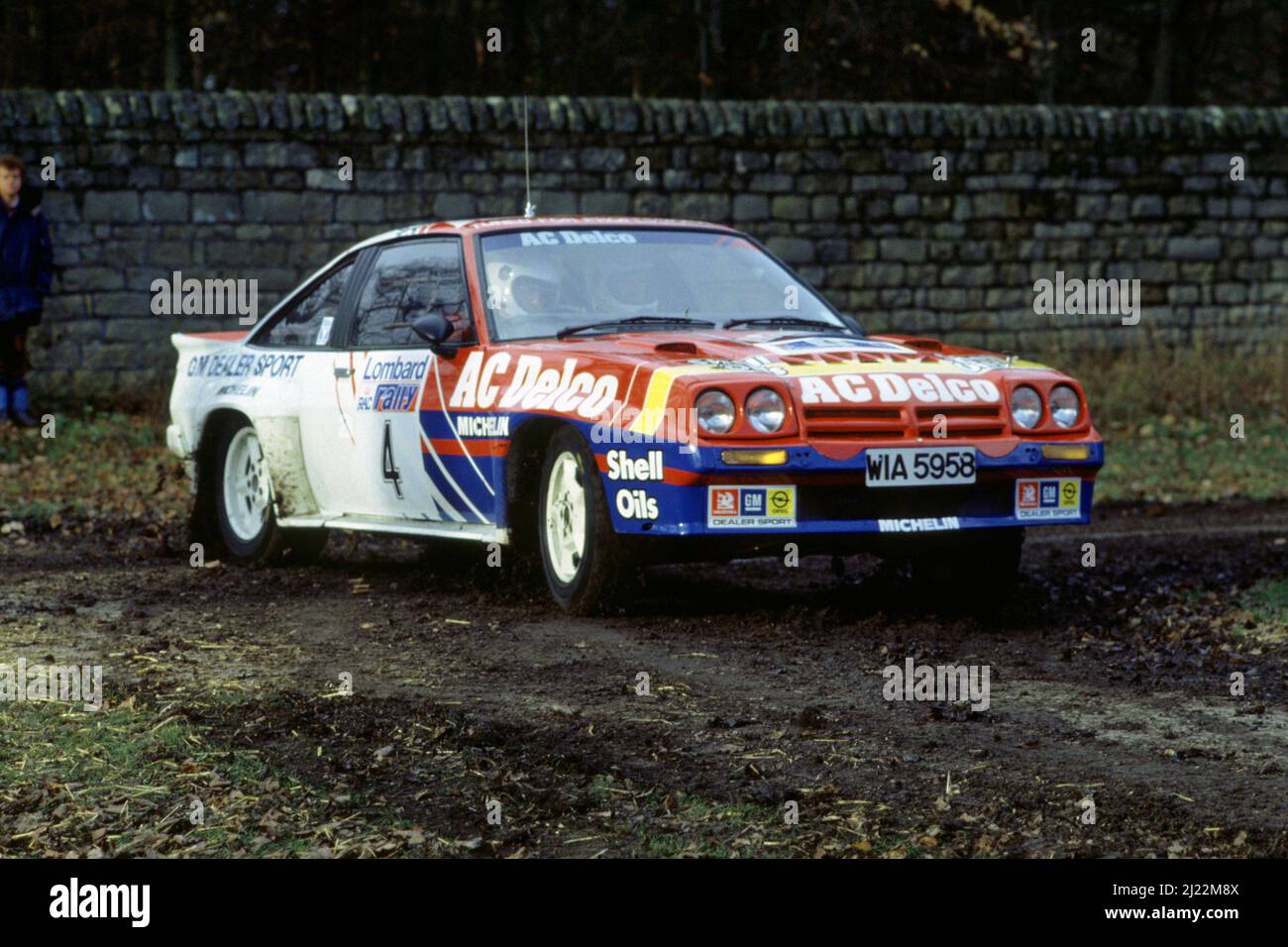 Jimmy McRae (GB) Mike Nicholson (GB) Opel Manta 400 Gr.B GM Dealersport ...