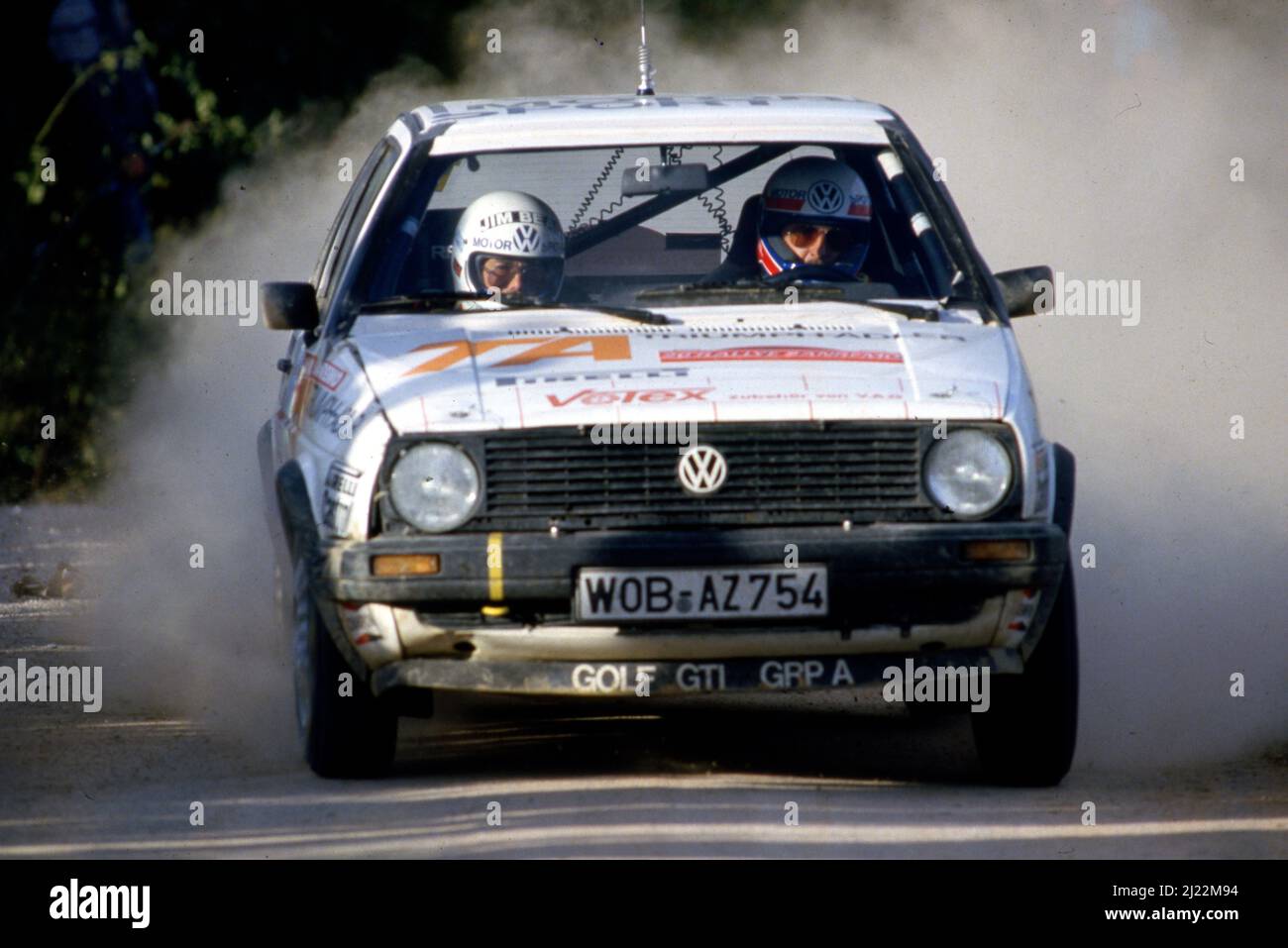 Kalle Grundel (SWE) Peter Diekmann (GER) Volkswagen 19 Golf Gti GrA ...