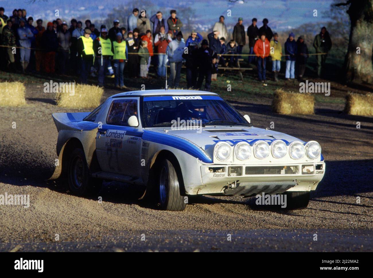 Philippe Wambergue (FRA) Michel Vial (FRA) Mazda RX7 GrB Mazda Rally ...