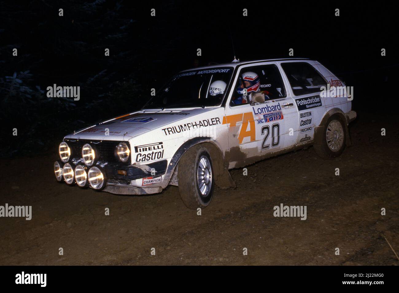 Kalle Grundel (SWE) Peter Diekmann (GER) Volkswagen 19 Golf Gti GrA ...