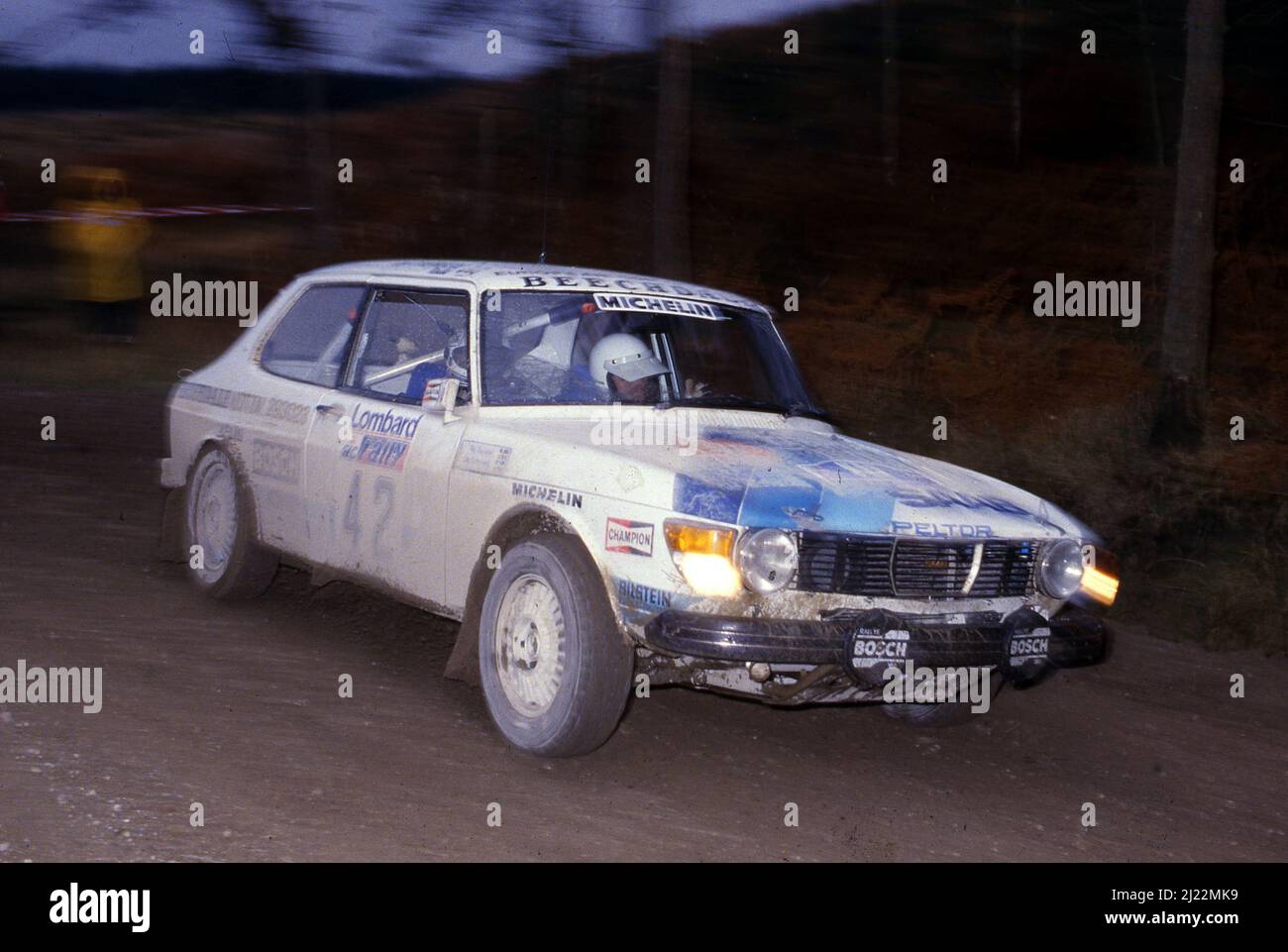 Ola Stromberg (SWE) Per Carlsson (SWE) Saab 99 Turbo GrA Stock Photo ...