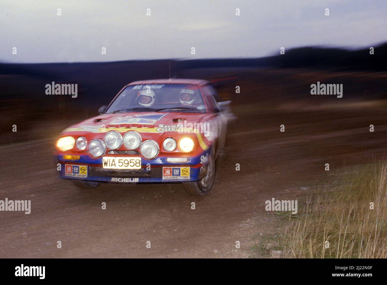 Jimmy McRae (GBR) Mike Nicholson (GBR) Opel Manta 400 GrB GM ...