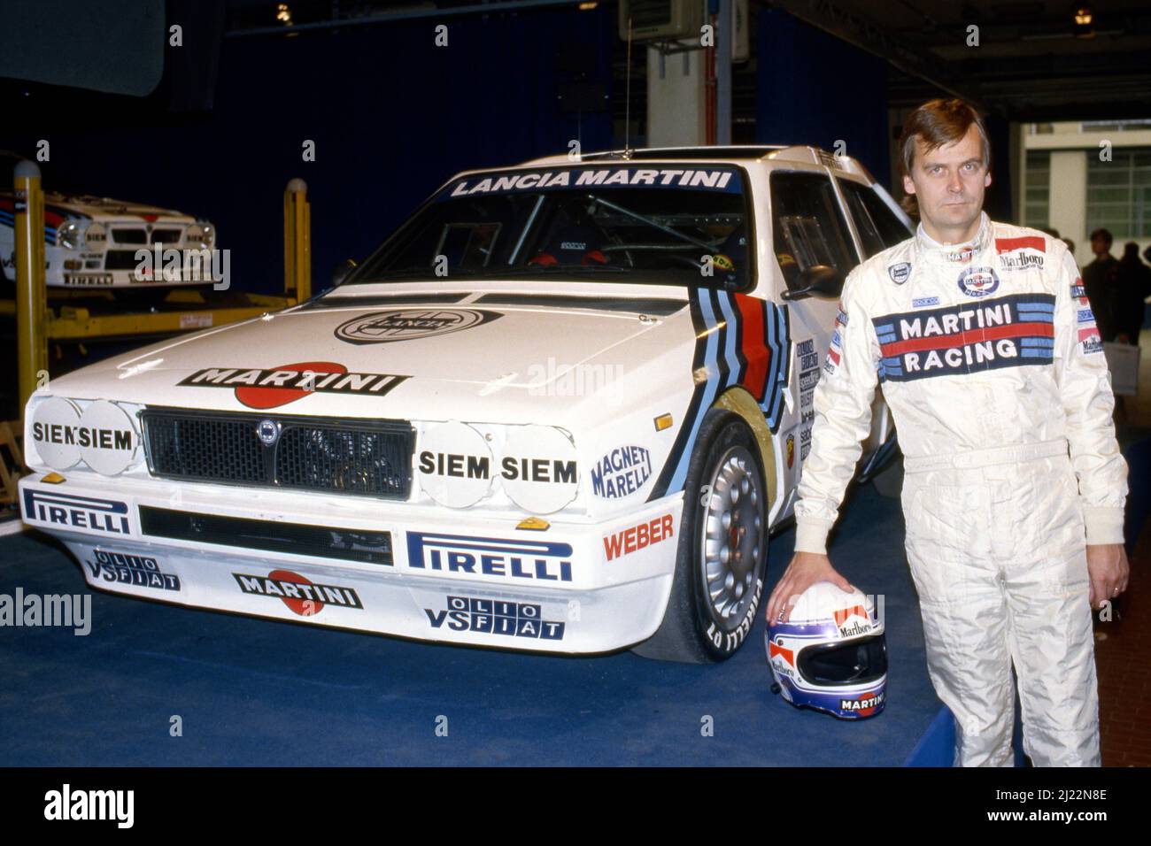 Markku Alen (FIN) and Lancia Delta S4 Martini Racing Stock Photo - Alamy