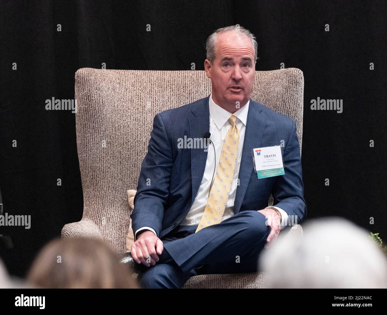 Austin, Texas USA, 29th Mar, 2022: CEO TRAVIS STICE of Diamondback ...