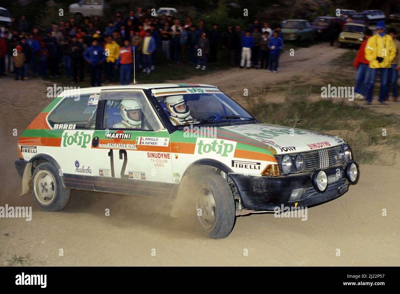 Michele Rayneri (ITA) Luigi Pirollo (ITA) Fiat Ritmo Abarth 130 TC GrA ...