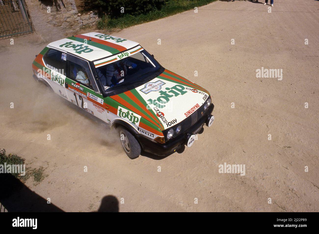 Michele Rayneri (ITA) Luigi Pirollo (ITA) Fiat Ritmo Abarth 130 TC GrA ...