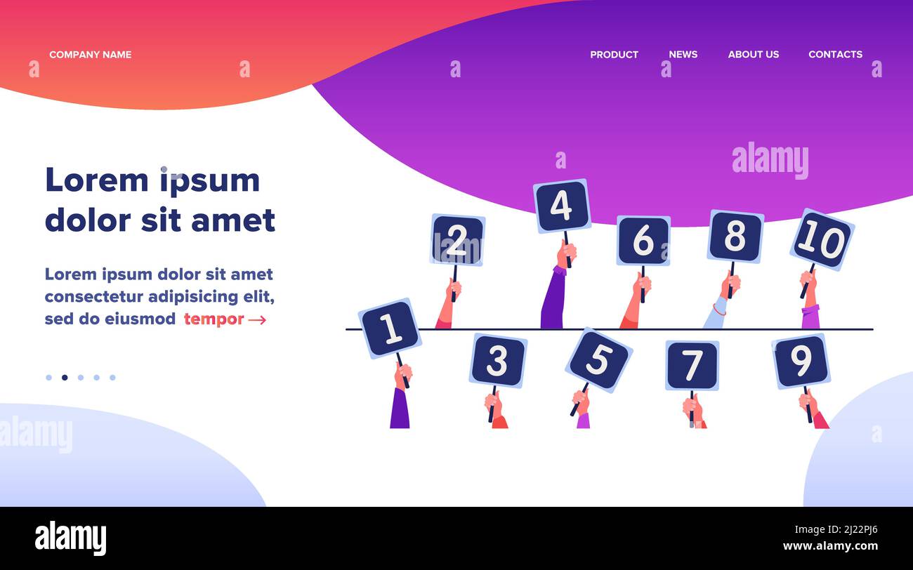 Jury giving evaluation and showing scorecards. Set of human hands ...